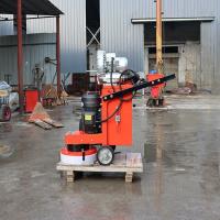 China Hand Push Concrete Grinder Manual Easy Operation Polishing Pad Floor Grinding Machine for sale