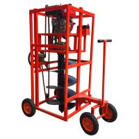 China Earth Auger Ground Hole Tree Planting Dig 13HP Hand Soil Auger 4 Stroke Digger Machine for sale