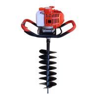 China 65cc Manual Rotary Soil Ground Earth Auger Post Hole Digger Machine for Digging Holes for sale
