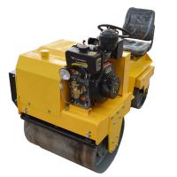 China CHANGFA Engine 1 Ton 2 Ton Small Double Drum Road Roller for Road Construction Work for sale