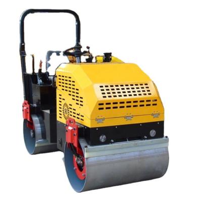 China 1000kg Mini Asphalt Roller Walk Behind Roller Compactor Double Compact Road Rollers for sale