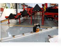 China Max. Paving Thickness 50 mm Gasoline Vibrating Screed Ruler for Cement Road Leveling for sale