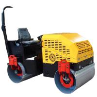 China Diesel Engine Walk Behind Double Drum Vibratory Road Roller for Building Material Shops for sale