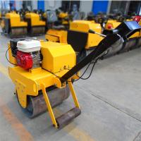 China Diesel Engine Walk Behind Double Drum Vibratory Road Roller for Building Material Shops for sale