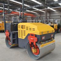 China 1 Ton Light Compaction Equipment Double Drum Road Roller for Small Road Construction for sale