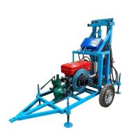 China 1.8m Lift Height Diesel Water Well Rock Drill Rig Machine for Max.150m Drilling Depth for sale