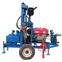 China Trailer Type Electric Water Well Drilling Rig for 150m Drilling Depth at Affordable for sale