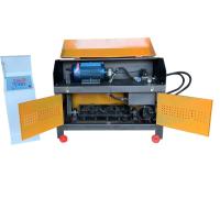 China 1mm Steel Wire Straightener Cutter Automatic Control System Manual Rebar Cutter Bender for sale