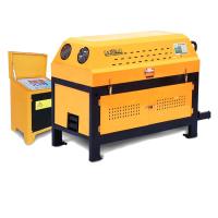 China Yellow Rebar / Steel bar Straightening and Cutting Machine with Automatic Function for sale