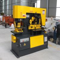 China 380V Hydraulic Power Source Q35Y Series 120T Metal Shearing Angle Punching Machine for sale