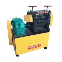 China 6-20mm Steel Rebar Rod Recycling Straightening Machine for Processing Diameter 4-25mm for sale