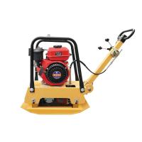 China Ground Compaction 5.0 Hp Gas Plate Compactor Walk Behind Tamper Heavy Duty 4 Stroke for sale