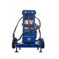 China High Speed Portable 180 Crawler Type Truck Mounted Water Well Drilling Rig with Parts for sale