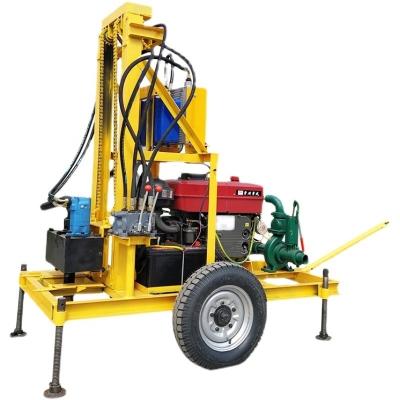 China 150m Depth Water Well Drilling Rig with High Drilling Efficiency and Hydraulic System for sale