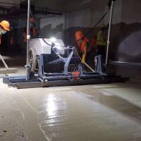 China Automatic Laser Control Gasoline Road Finishing Vibratory Screed Machine for Road Paving for sale