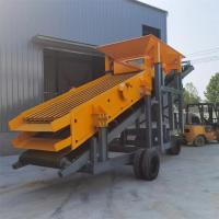 China 380 Voltage Sand Field Mobile Sand Screening Machine for Professional Stone Screening for sale