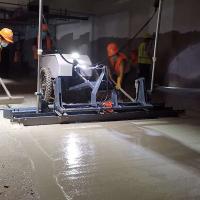 China Delta Servo Travel Drive Concrete Laser Screed Machine for Leveling Thickness 50-350mm for sale