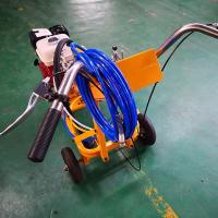 China Road Marking Spray Paint Machine Hand Push Cold Spray Applicator for Fast and Marking for sale