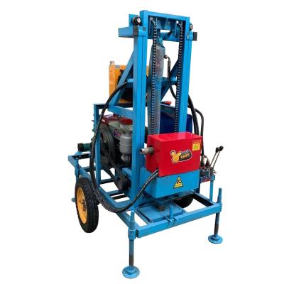 China Portable Manual Borehole Drilling Rig for Water Well Max.150m Drilling Performance for sale