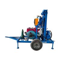 China Construction Works 600 KG Borehole Water Well Drilling Rig Truck Mounted with Compressor for sale