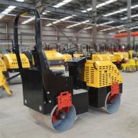 China High Power Engine 600kg Double Wheel Vibratory Roller for Walk Behind Road Compaction for sale