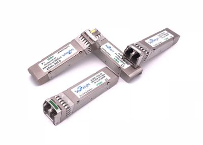 China Dwdm 80km Sfp+ Optical Transceiver Module Mini Gbic for sale
