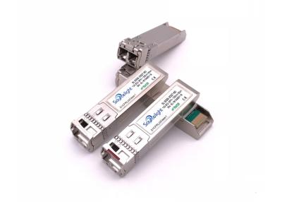 China Bidi Wdm Simplex LC Sfp+ Optical Transceiver Module 1~5dBm TX Power for sale