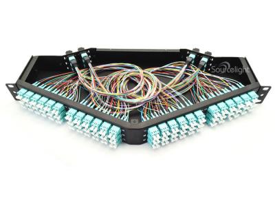 China Mpo - Lc Mpo Panel Om3 0.9mm 144 Ports Cold Rolled Steel Sheet Mpo Cassette for sale