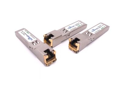 China 100m Rj45 Sfp Optical Transceiver Modules Compatible H3c Sfp-Ge-T for sale