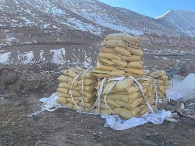 China JUSTSOLID SV-PHD Granular Powder Yard Dust Suppression Yellowish Road Control Agent (EU Certified) for sale