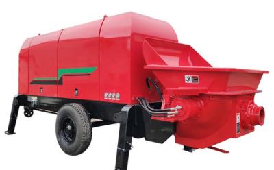 China Versatile Shotcrete Trailer Concrete Pump For Mining Tunnels And High Rise Buildings for sale