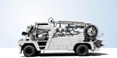 China Dustproof Wet Concrete Sprayer Robot For Harsh Mine Tunnel Conditions for sale