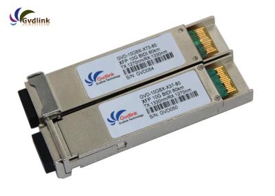 China XFP-10G-BX80U-I Compatible 1330nm 80KM Single Mode Fiber Module for sale
