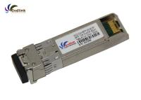 China CH50 1537.40nm 10G DWDM SFP+ 80km LC Dual SMF Transceiver Module for sale