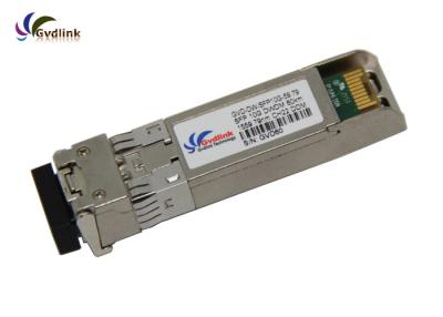 China 10G DWDM SFP+ Transceiver CH31 1552.52nm 80km LC Duplex SMF Optical Module for sale