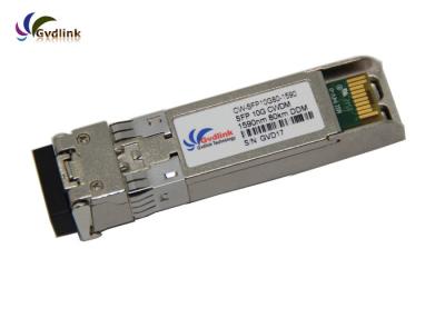 China Cisco Compatible 10G CWDM SFP+ 1570nm 80km Fiber Transceiver Module for sale