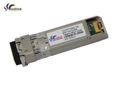 China 10G CWDM SFP+ 1490nm 80km Transceiver Cisco Compatible Duplex LC SMF for sale