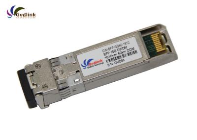 China 10G SFP+ CWDM Transceiver 1610nm 40km Cisco Compatible Single Mode Fiber Module for sale