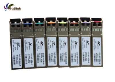 China 10G CWDM SFP+ Transceiver 1350nm 20km SMF Duplex LC Hot Pluggable Module for sale