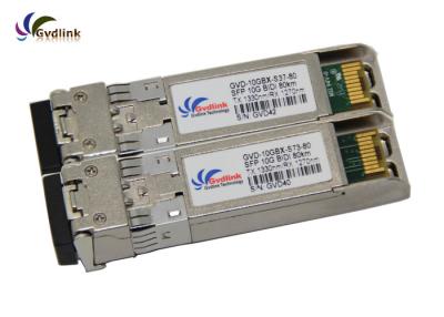 China SFP-10G-BX80U-I Compatible 3.3V 10gb Sfp+ Transceiver for sale