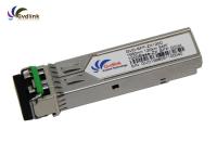 China 1.25G SFP 1550nm 120km GLC-ZX-SMD Compatible Fiber Optic Transceiver Module for sale