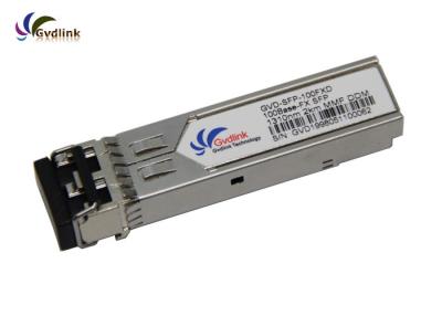 China 100M 155M SFP Fiber Transceiver Module 1310nm 2km Dual LC DDM Compatible GLC-FE-100FX for sale