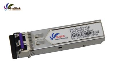 China 1290nm 50km CWDM SFP Transceiver 1.25G Compatible SFP Module for Cisco for sale