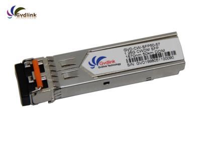China CWDM SFP 1570nm 50km 1.25G DOM Fiber Transceiver Module for Gigabit Ethernet for sale