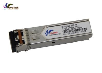 China CWDM SFP 1450nm 1.25G 80km SMF Fiber Transceiver Module Compatible MSA for sale