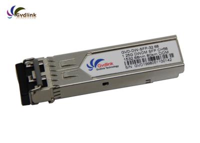 China 1.25G DWDM SFP Transceiver 1532.68nm 80km Dual LC Fiber Optic Module for sale