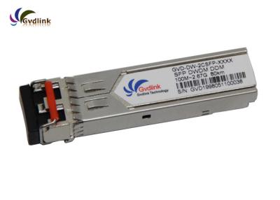 China DWDM-2CSFP-Xxxx Compatible 80km SFP+ Fiber Transceiver for sale