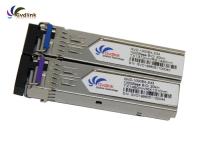 China GLC-BX-U Compatible 1.25G SFP BIDI Fiber Transceiver Module 20km 1310nm/1490nm for sale