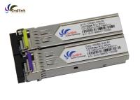 China GLC-BX80-D-I Compatible 1.25G SFP BIDI Transceiver 1550nm 1490nm 80km for sale