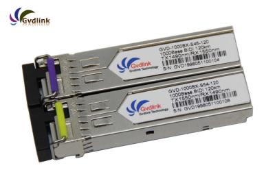 China 1.25G SFP BIDI Fiber Transceiver Module 1490nm 1550nm 120km LC DDM for sale